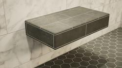 Original Floating Shower Bench Kit with Bracket™ - 60"W x 14"D at Menards®