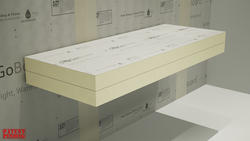 Original Floating Shower Bench Kit™ with GoBoard® and 2 Original Shower ...