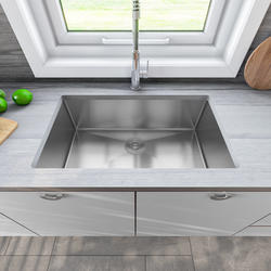 Sinber Undermount 32" Stainless Steel Single Bowl Kitchen Sink at Menards®