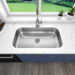 Sinber Undermount 30" ADA Stainless Steel Single Bowl Kitchen Sink at ...