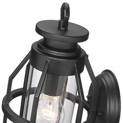 Patriot Lighting® Scout Black Outdoor Wall Light at Menards®