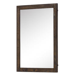 OVE Decors Santa Fe 24"W x 32"H Rustic Walnut Framed Mirror at Menards®
