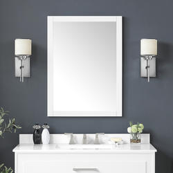 OVE Decors 24"W x 32"H White Framed Mirror at Menards®