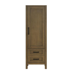 OVE Decors Michigan 20''W x 14-1/2"D x 60"H Almond Latte Linen Cabinet ...