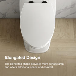 OVE Decors Willow 2-Piece White Tall Elongated Toilet at Menards®