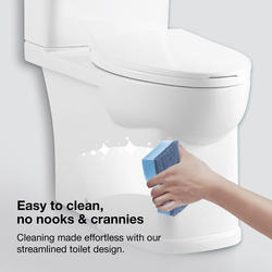 OVE Decors Willow 2-Piece White Tall Elongated Toilet at Menards®