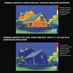 R-3 (25 PSI) OX-IS™ Structural Insulated Polyiso Sheathing 1/2" x 4' x ...