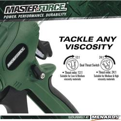 Masterforce® Pro 13.5" Dual Thrust Caulk Gun at Menards®