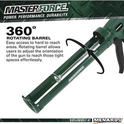 Masterforce® Pro 9.5" Dual Thrust Caulk Gun at Menards®