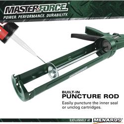 Masterforce® Pro 9.5" Dual Thrust Caulk Gun at Menards®