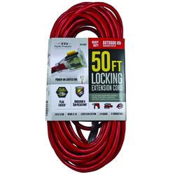 Plug Locker 50' 14/3 Medium-Duty Red Outdoor Extension Cord at Menards®