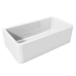 LaToscana™ 33" Reversible Farmhouse Apron White Fireclay Sink at Menards®