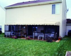 Patio-Mate™ 8' 6" x 25' 7" Chestnut/Almond Screen Enclosure at Menards®