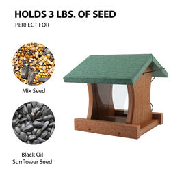 Going Green Eco-Poly Petite Ranch Bird Feeder at Menards®