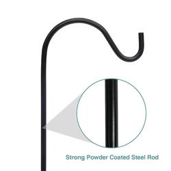 Enchanted Garden® 30" Black Single Shepherd Hook at Menards®