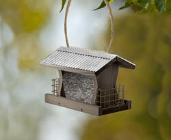 Enchanted Garden® Rustic Farmhouse Ranch Bird Feeder with Suet Cages at ...