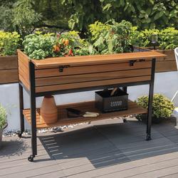 48" x 24" Eco-friendly Eucalyptus Elevated Garden Bed at Menards®