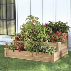 48" x 22" Cedar 3-Tiered Raised Garden Bed at Menards®