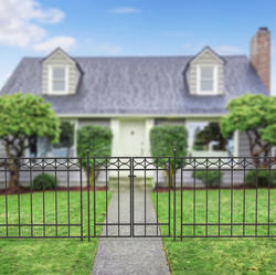 Enchanted Garden™ 33 x 36 Aberdeen No-Dig Fence Gate at Menards®