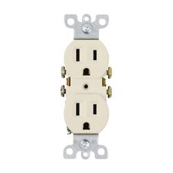 Performax™ 15-Amp Light Almond Duplex Outlet at Menards®