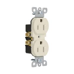Performax™ 15-Amp Light Almond Duplex Outlet at Menards®