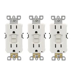 Performax™ 15-Amp White GFCI Outlet - 3 Pack at Menards®