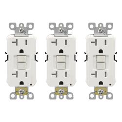 Performax™ 20-Amp Tamper Resistant White GFCI Outlet - 3 Pack at Menards®