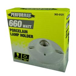 Performax™ White Porcelain Keyless Lamp holder at Menards®