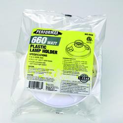 Performax™ White Plastic Keyless Lamp holder at Menards®