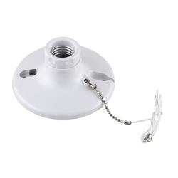 Performax™ White Plastic Pull Chain Lamp holder at Menards®
