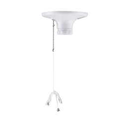 Performax™ White Plastic Pull Chain Lamp holder at Menards®