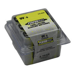 Performax™ 9-Volt Alkaline Batteries - 6 pack at Menards®