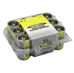 Performax™ D Alkaline Batteries - 12 pack at Menards®