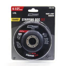 Tool Shop® 4-1/2" Coarse Paint & Rust Stripping Disc - 4 Pack at Menards®