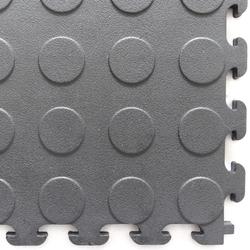 Norsk™ 18-1/3 x 18-1/3 Raised Coin Pattern PVC Tiles (13.95 sq.ft/pkg ...