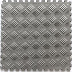 Norsk™ 18-1/3 x 18-1/3 Raised Diamond Pattern PVC Tiles (13.95 sq.ft ...
