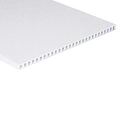 PLAS-TEX® Duro-Therm™ 4' x 8' Pebbled White Plastic Interior Wall Panel ...