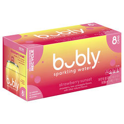 bubly™ Strawberry Sunset Sparkling Water - 8 Pack at Menards®