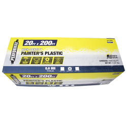 Performax 20' x 200' .6 mil High-Density Painter's Plastic Drop Cloth ...