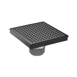 Tuscany® 6" Matte Black Square Drain Zero Grate at Menards®