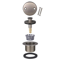 Plumbworks® 2 Hole Brushed Nickel Lift Lock Trim Kit at Menards®