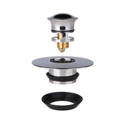 Plumbworks® Jumbo Cap Chrome Tub CoverUp Stopper at Menards®