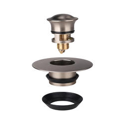 Plumbworks® Jumbo Cap Brushed Nickel Tub CoverUp Stopper at Menards®