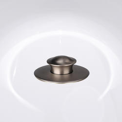 Plumbworks® Jumbo Cap Brushed Nickel Tub CoverUp Stopper at Menards®