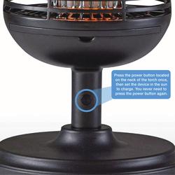 PIC® Solar Insect Killer Torch Bug Zapper with LED Flame Effect at Menards®