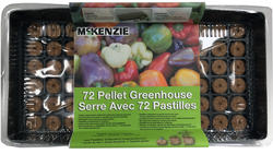 McKenzie Expanding Pellet Seed Starter Greenhouse Kit - 72 Pellet at ...
