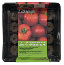 McKenzie XL Expanding Pellet Seed Starter Greenhouse Kit - 16 Pellet at ...