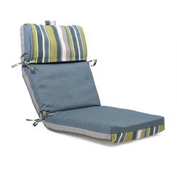 Backyard Creations™ Karina Stripe Reversible Patio Chair Cushion at ...