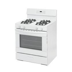 Criterion® 30" 5.1 cu.ft White Gas Range at Menards®