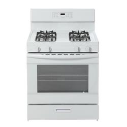Criterion® 30" 5.1 cu.ft White Gas Range at Menards®